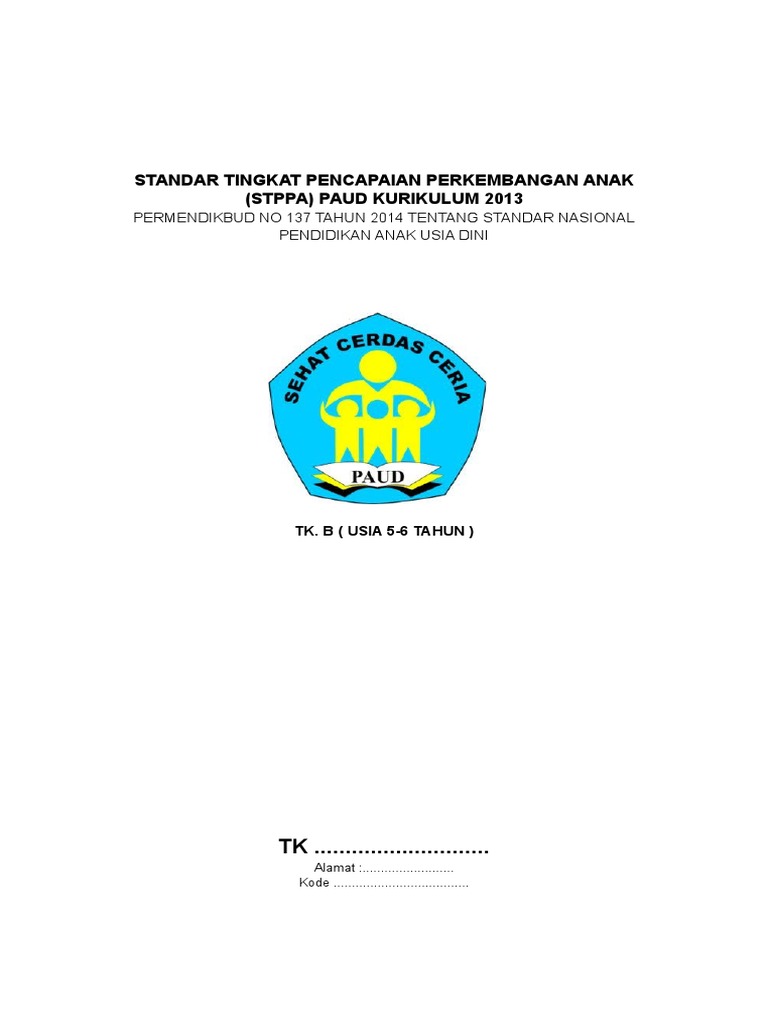 Stppa Usia 5-6 Tahun Paud | PDF