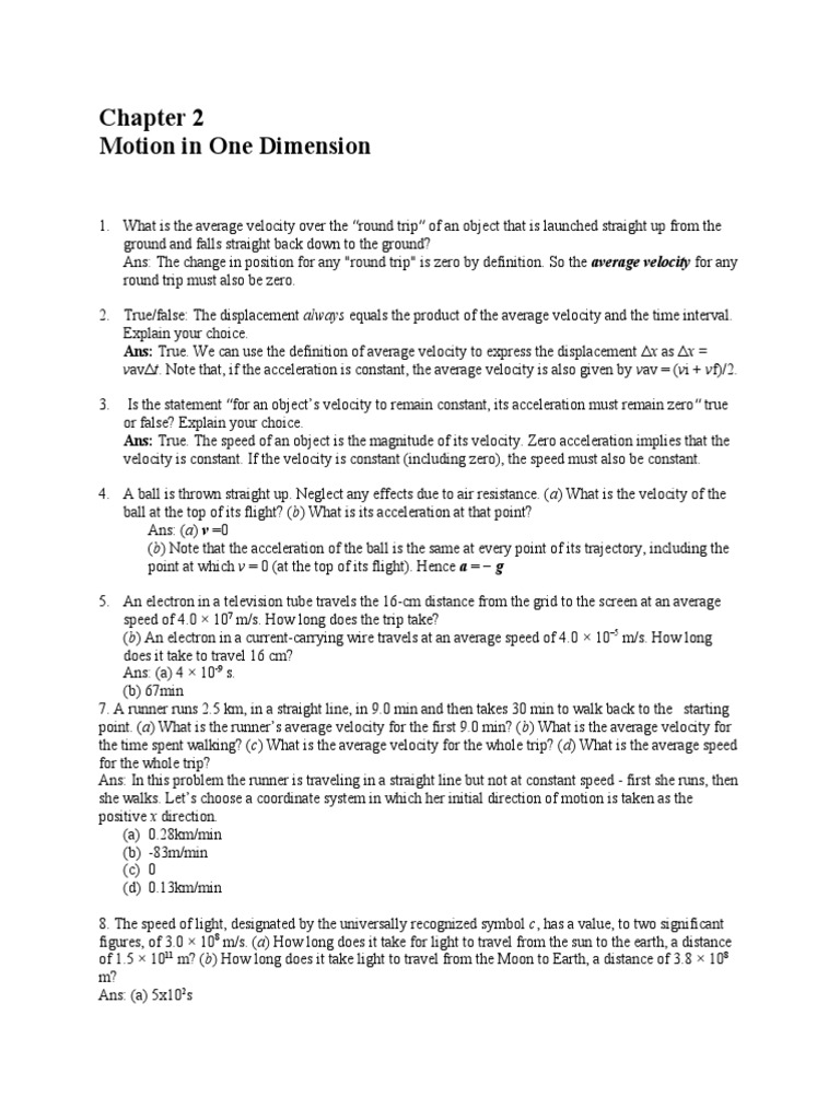 Average Velocity and Acceleration Concepts | PDF | Velocity | Speed