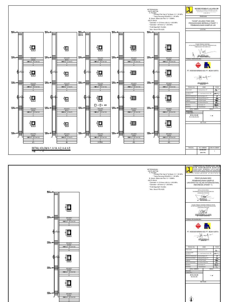 8.detail Kolom (1 LBR) R2 | PDF