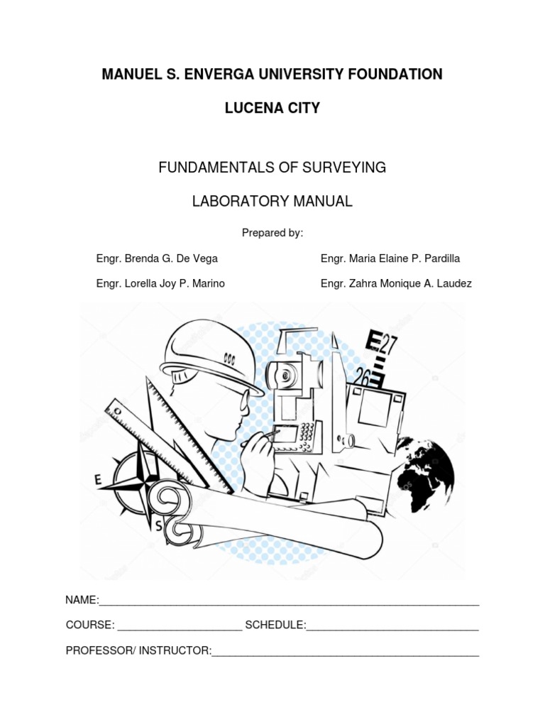 Surveying Laboratory Manual | PDF | Surveying | Triangle