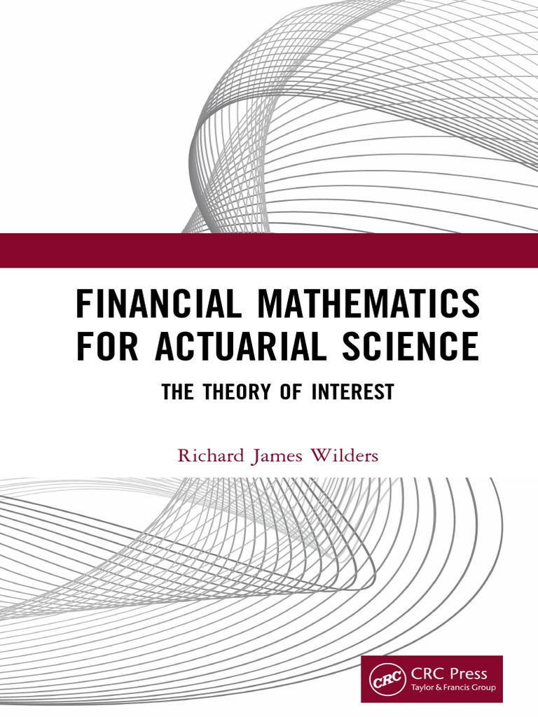 Richard James Wilders - Financial Mathematics For Actuarial Science ...
