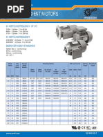Motor Data Sheet | PDF | Electric Motor | Electrical Resistance And ...