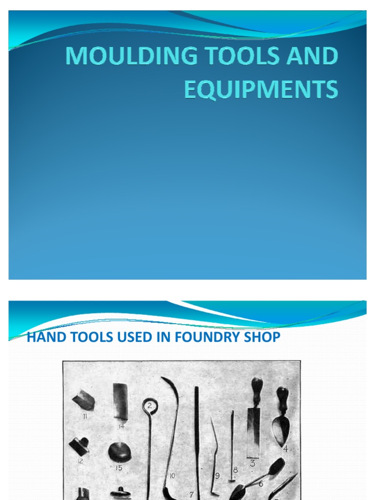 Moulding Tools and Equipment Guide | PDF | Building Materials ...