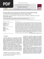 BDI Depression Scale | PDF
