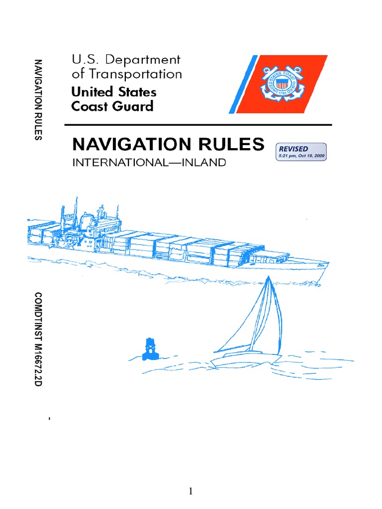 USCG International-Inland COLREGS | PDF | Traffic | Ships