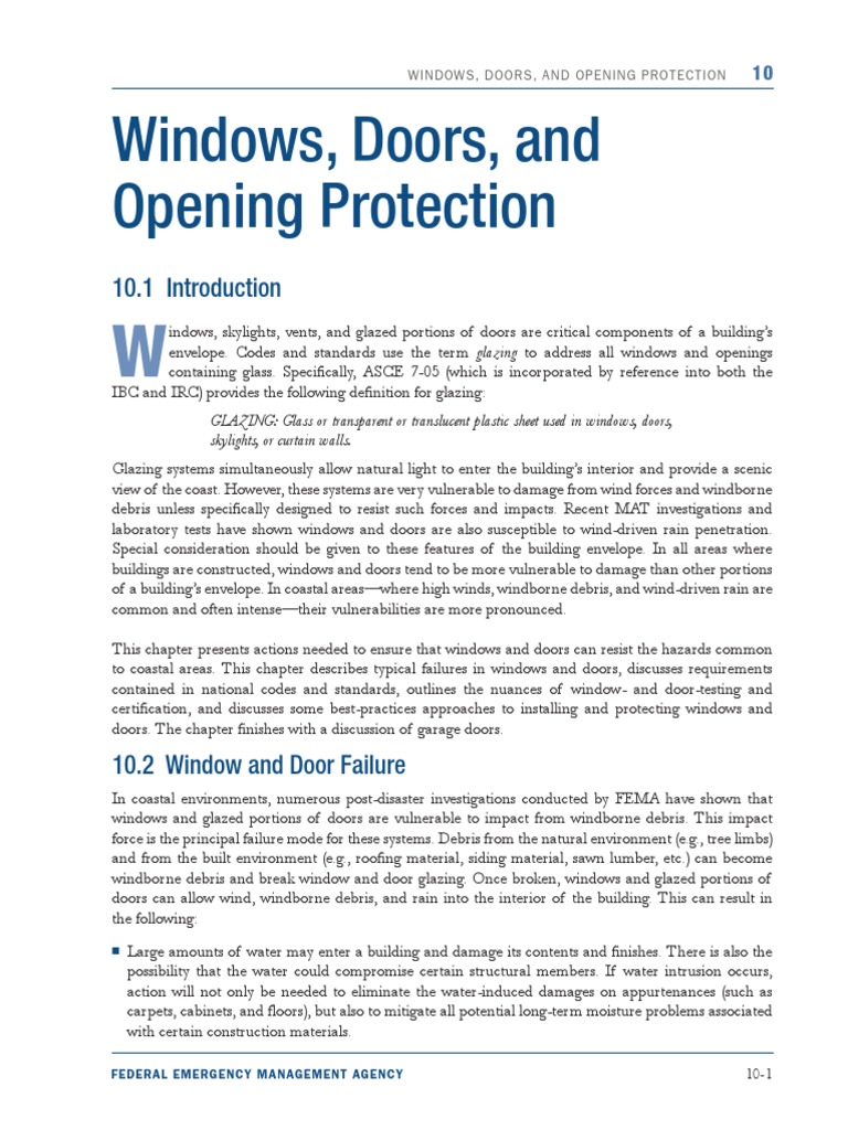 Chapter10 - Door & Windows | PDF | Window | Door