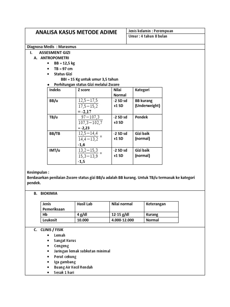 Adime Marasmus | PDF