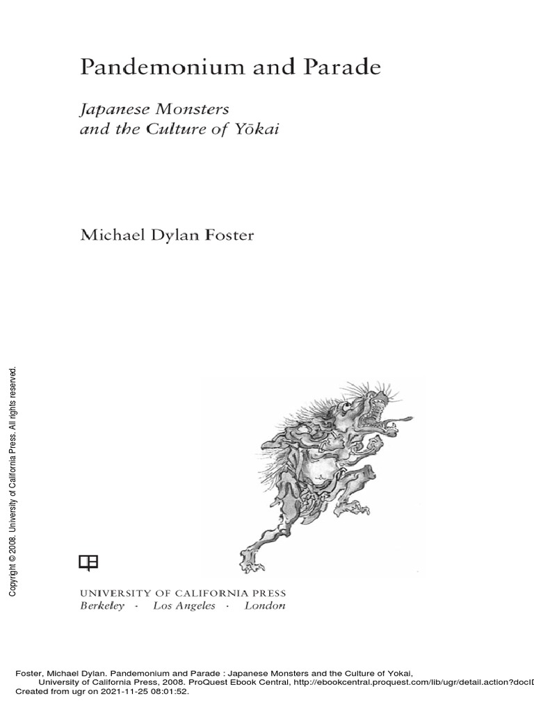 Pandemonium and Parade Japanese Monsters and The C... | PDF | Ghosts ...