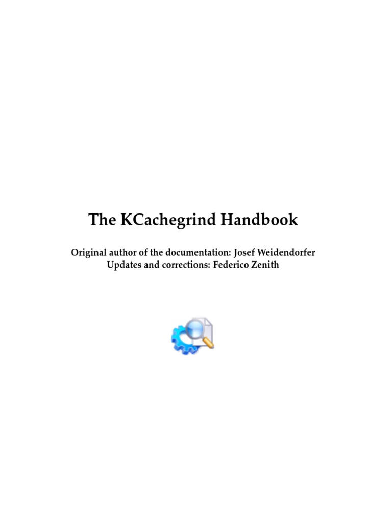 The Kcachegrind Handbook | PDF | Subroutine | Class (Computer Programming)