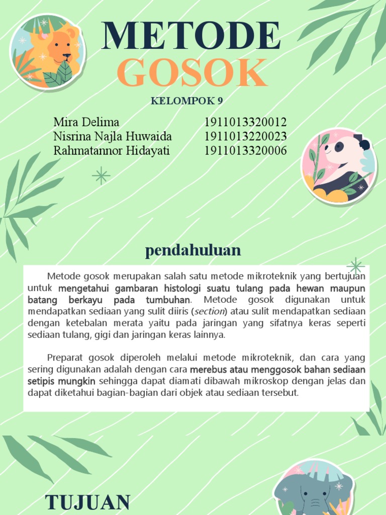 Review Metode Gosok Kelompok 9 | PDF