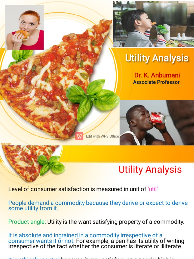 Utility Analysis | PDF | Utility | Economics