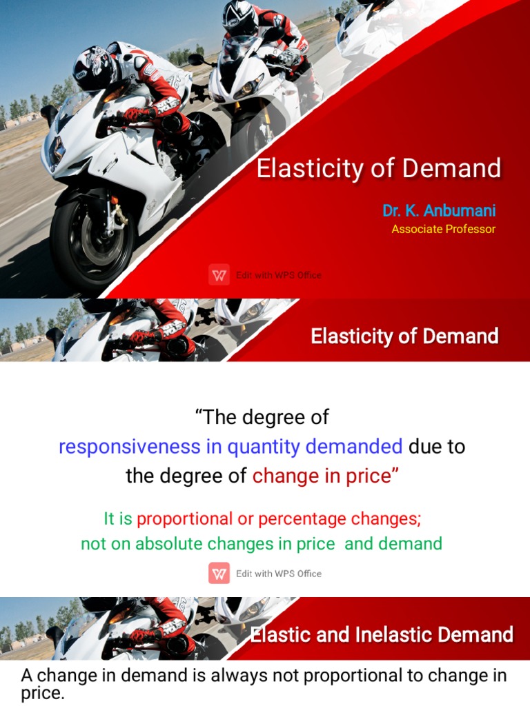 Elasticity of Demand | PDF | Demand | Price Elasticity Of Demand