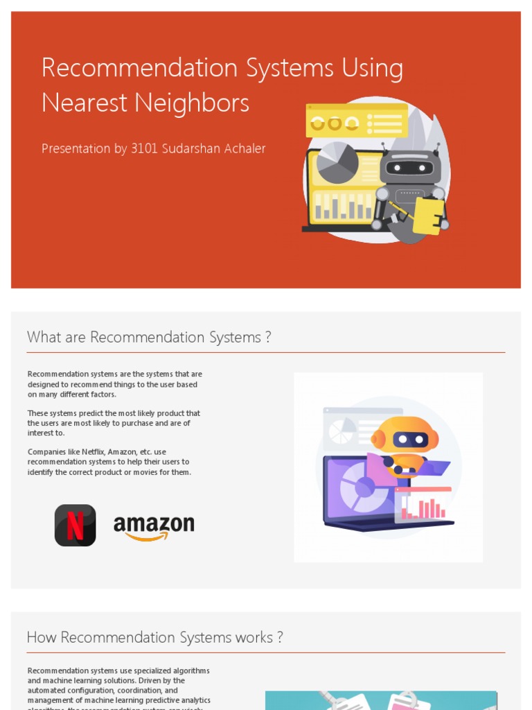 Recommendation Systems Using Nearest Neighbors | PDF | Machine Learning ...