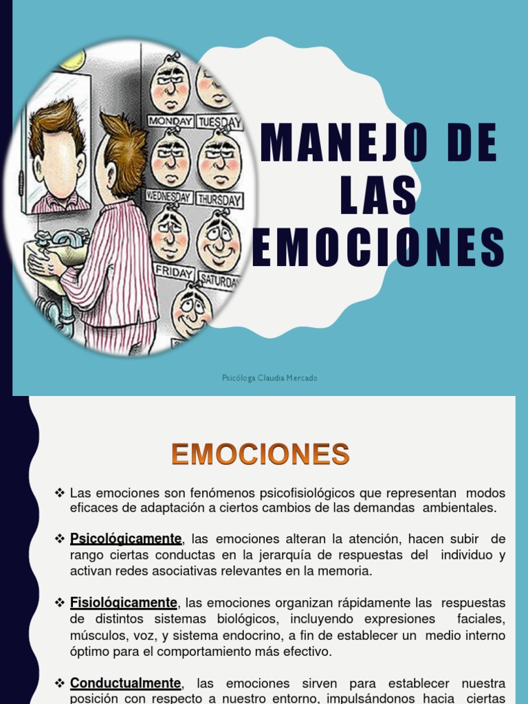 Manejo De Las Emociones Y Del Estrés Pdf Las Emociones Ira