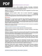 Business Economics Notes Unit 1 | PDF | Economics | Business Economics