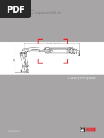 PM Chile Hidrogrua Con Brazo Telescopico Articulado Mod 16024 Ficha Tecnica y Diagrama de Carga ...