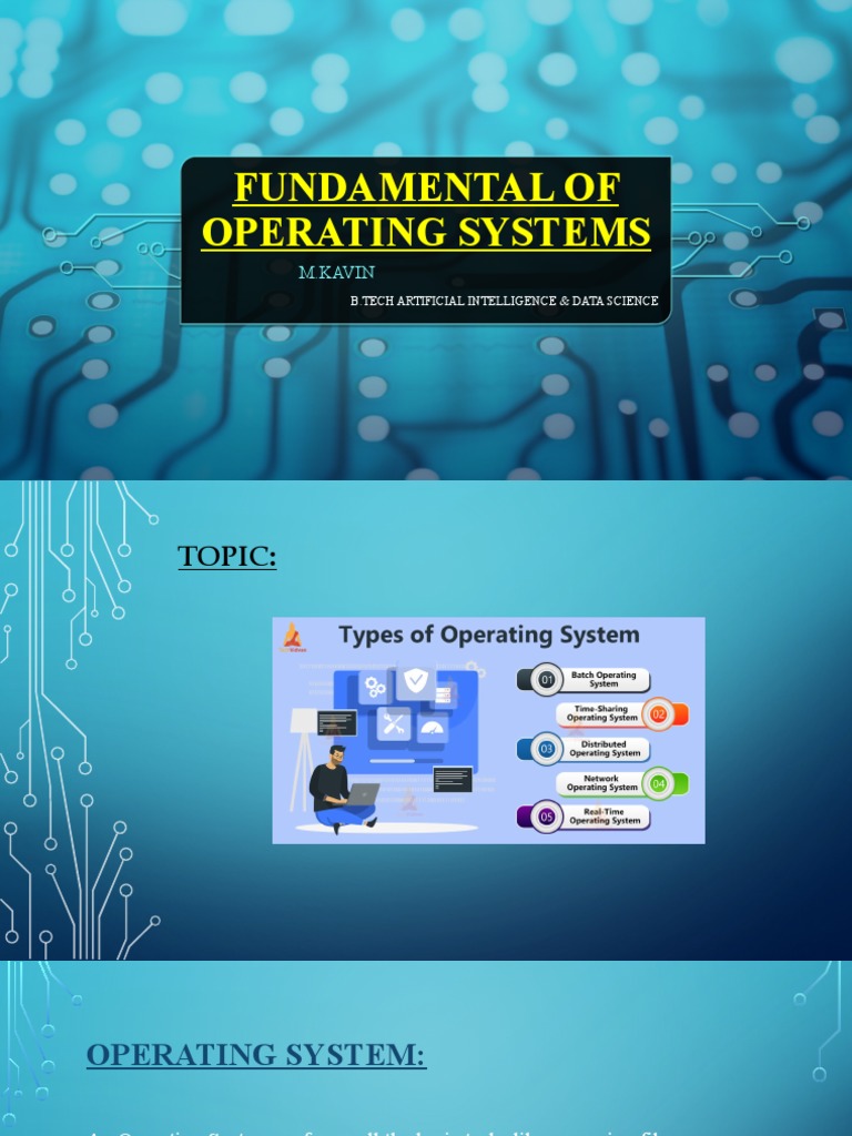 Fundamental of Operating Systems | PDF | Operating System | Real Time ...