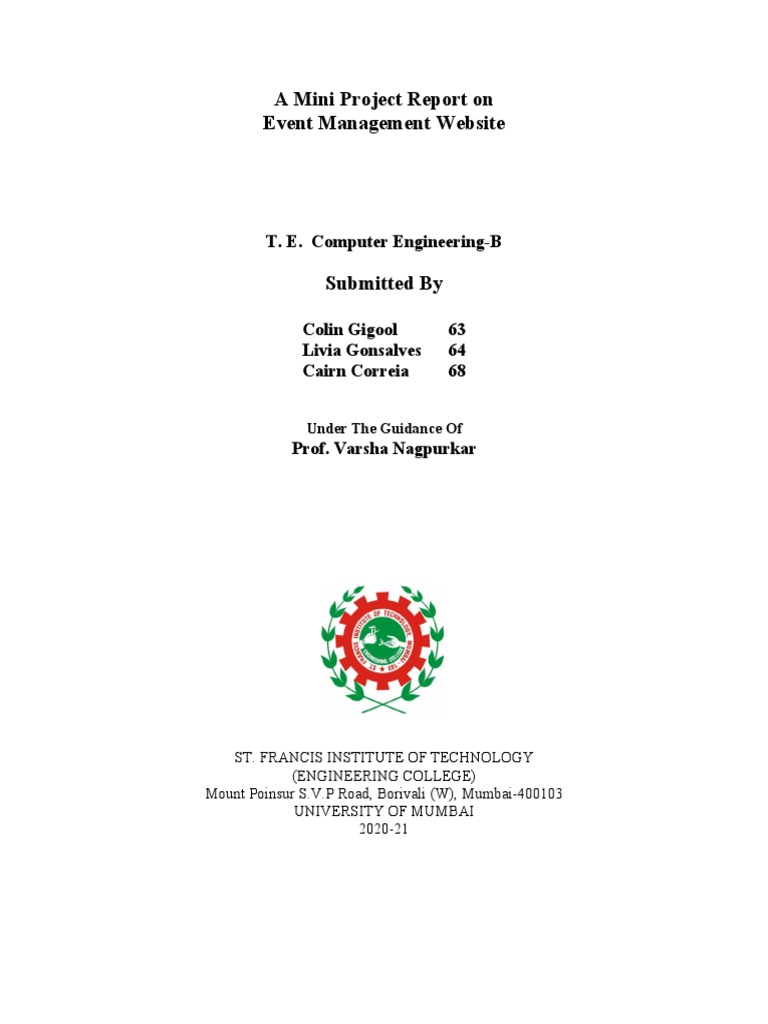 Event Management Made Easy: An Analysis of an Event Management System ...