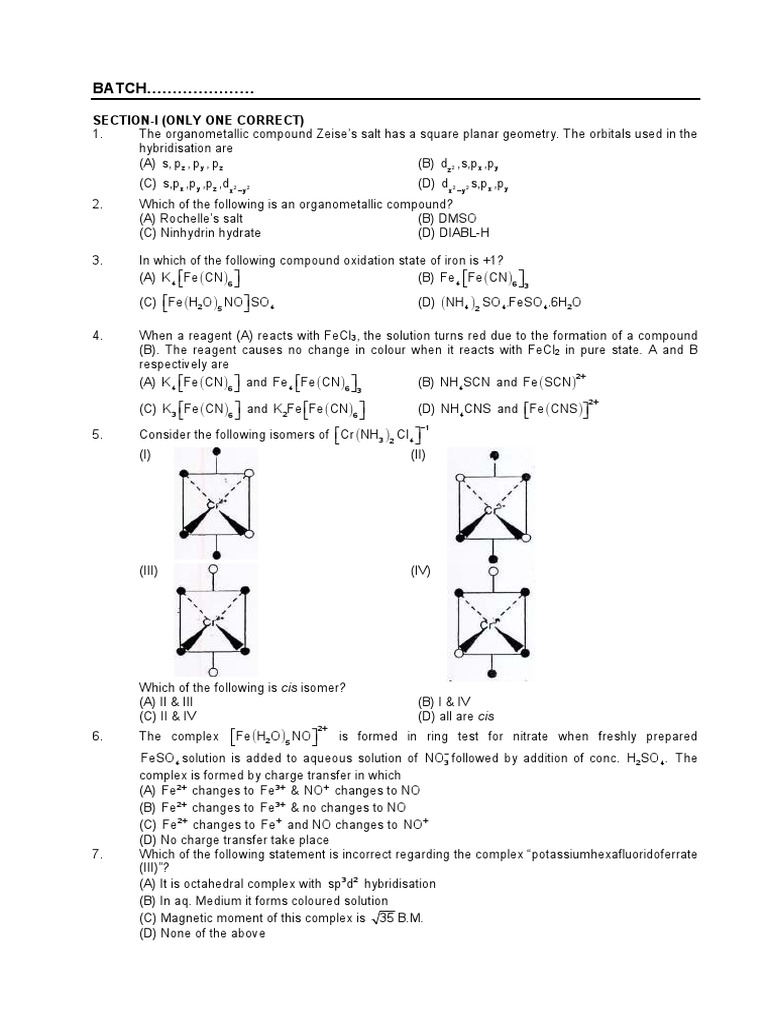 21.coordination Compound, D & F Block Transition Elements | Download ...