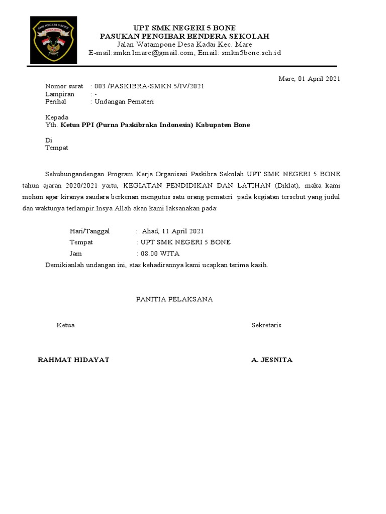 Pemateri KAB - BONE | PDF