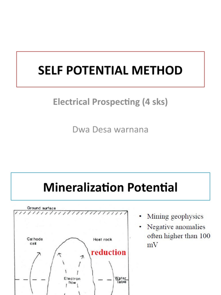 Self Potential Method - 2 | PDF