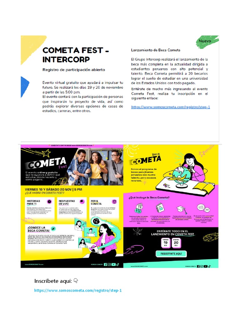 Beca Cometa | PDF