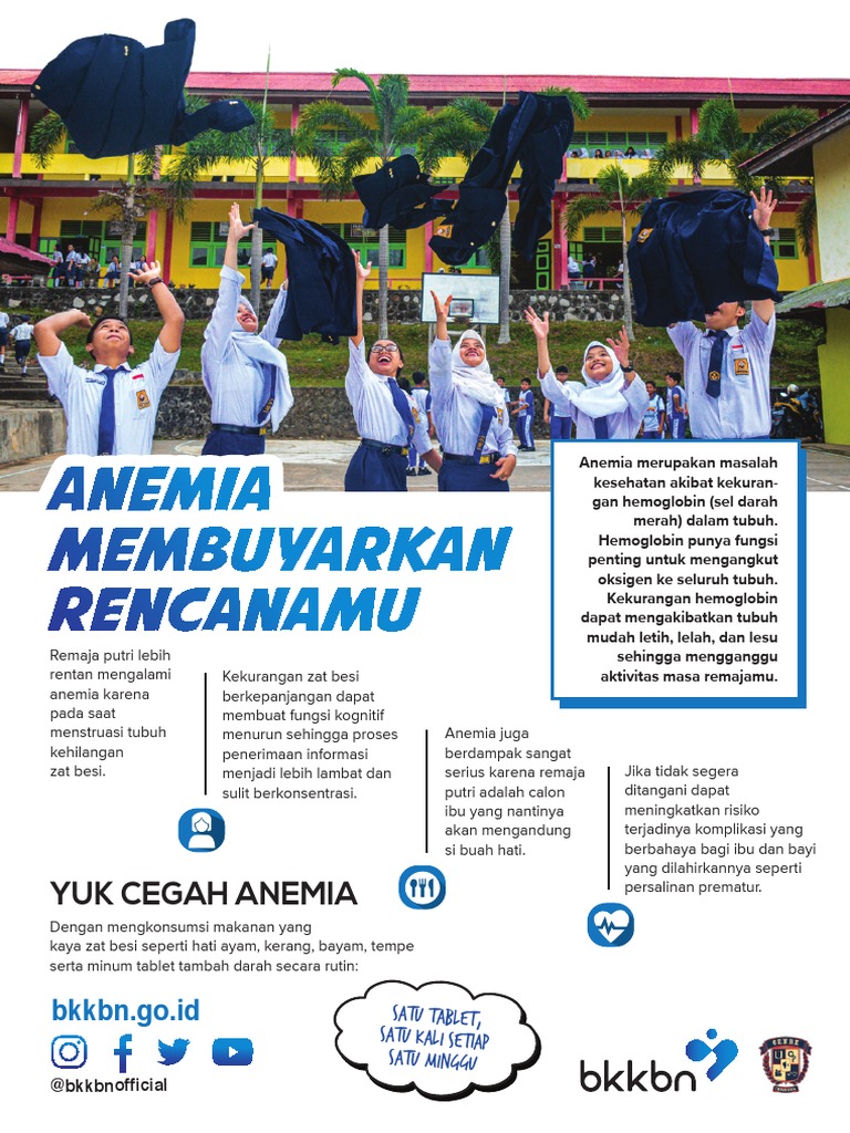 Poster Cegah Anemia pada Remaja Putri | PDF