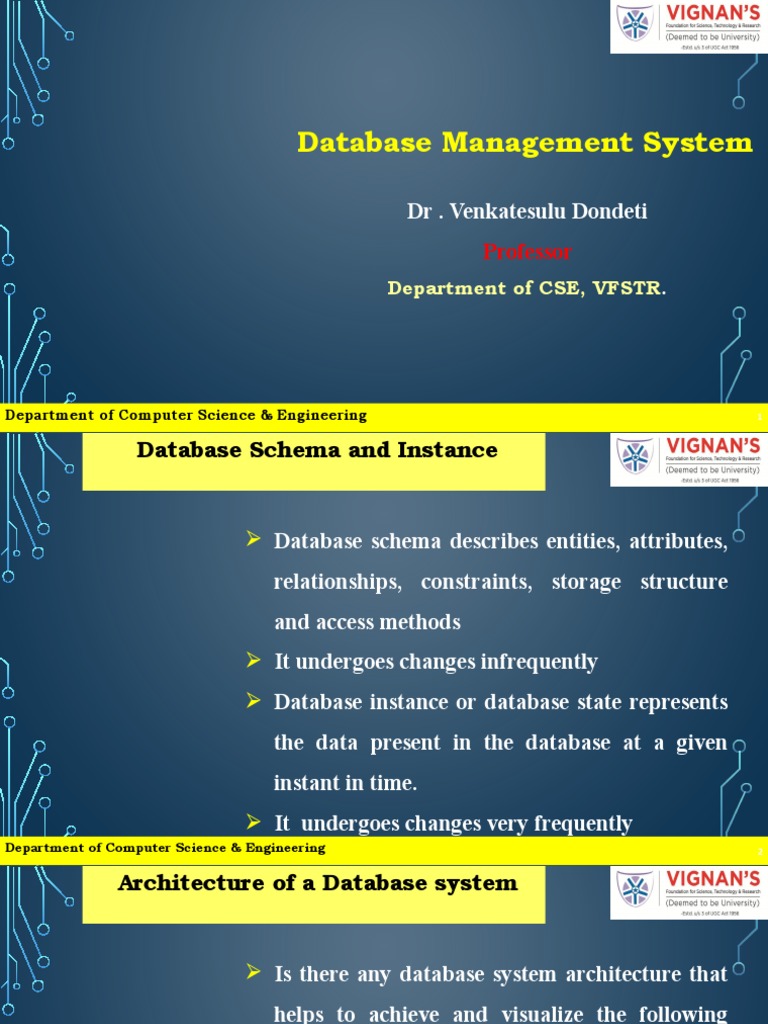 Three Schema Architecture and DBMS Architecture Final111 | PDF | Databases | Conceptual Model