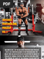 Powerlifting 12 Weeks Program | PDF | Athletic Sports | Physical Exercise