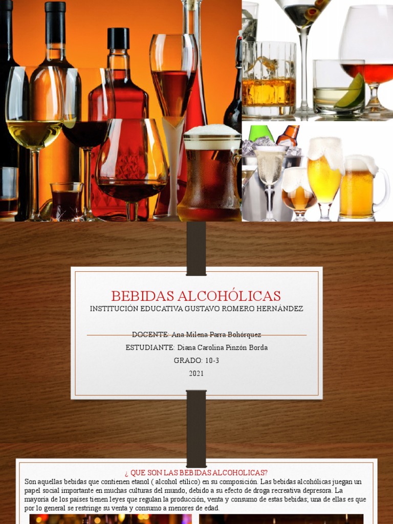 Bebidas Alcoholicas | PDF | Bebidas alcohólicas | Bebidas Destiladas