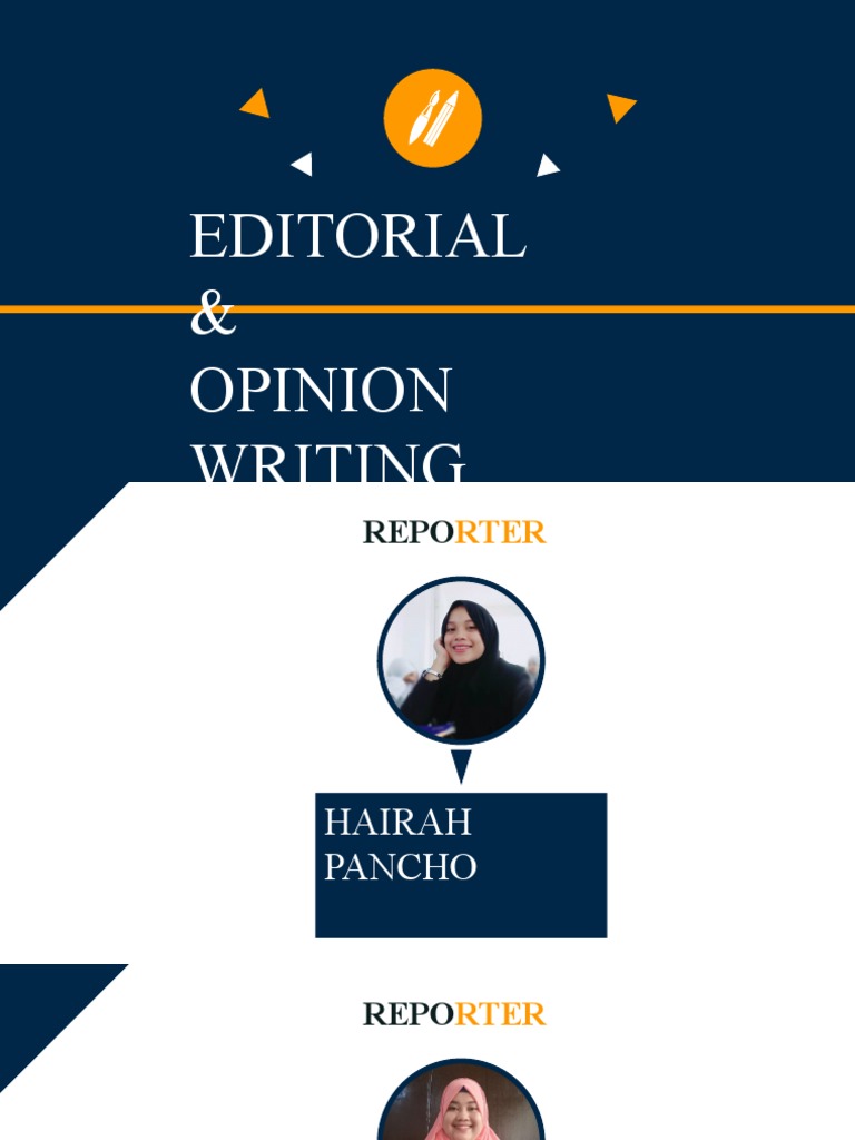 Editorial and Opinion Writing | PDF | Newspapers | Editorial