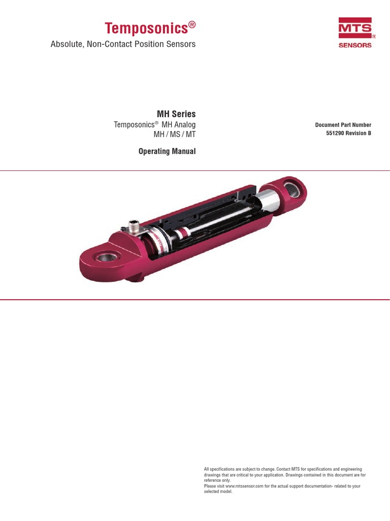Temposonics: Absolute, Non-Contact Position Sensors | PDF | Power ...
