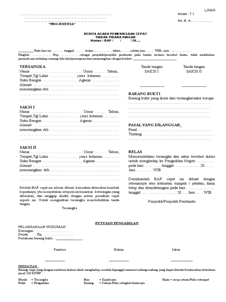 Blangko Ba P Cepat Tipiring | PDF