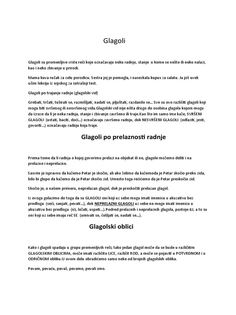 Glagoli | PDF