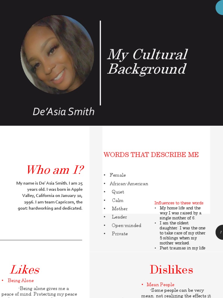 My Cultural Background | PDF | Christmas