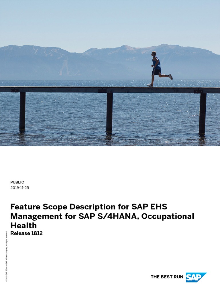 Sap Ehs S4hana Oh FSD en | PDF | Health Care | Occupational Safety And ...
