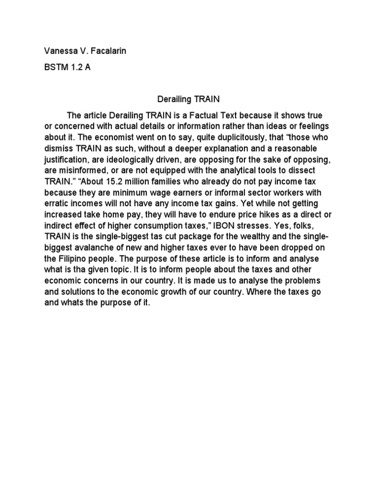 Derailing Train | PDF | Social Science