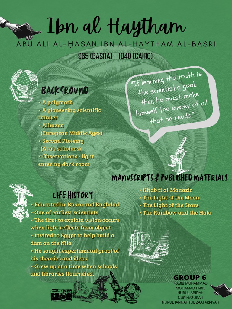 Abu Ali Al-Hasan Ibn Al-Haytham Al-Basri | PDF