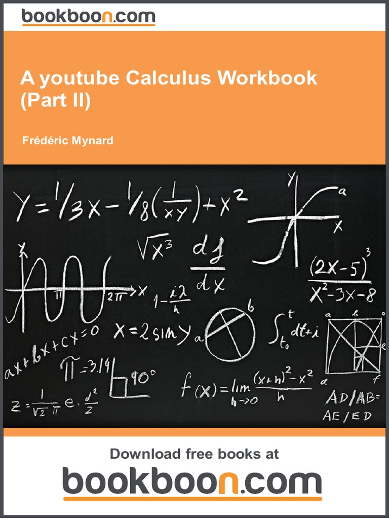 A Youtube Calculus Workbook (Part II) | PDF | Trigonometric Functions ...
