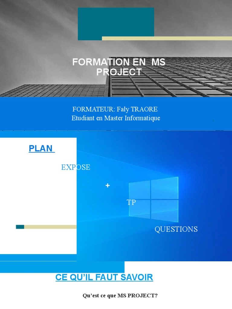 PRESENTATION DE L'ENVIRONNEMENT WINDOWS (Enregistrement Automatique) | PDF | Planification ...