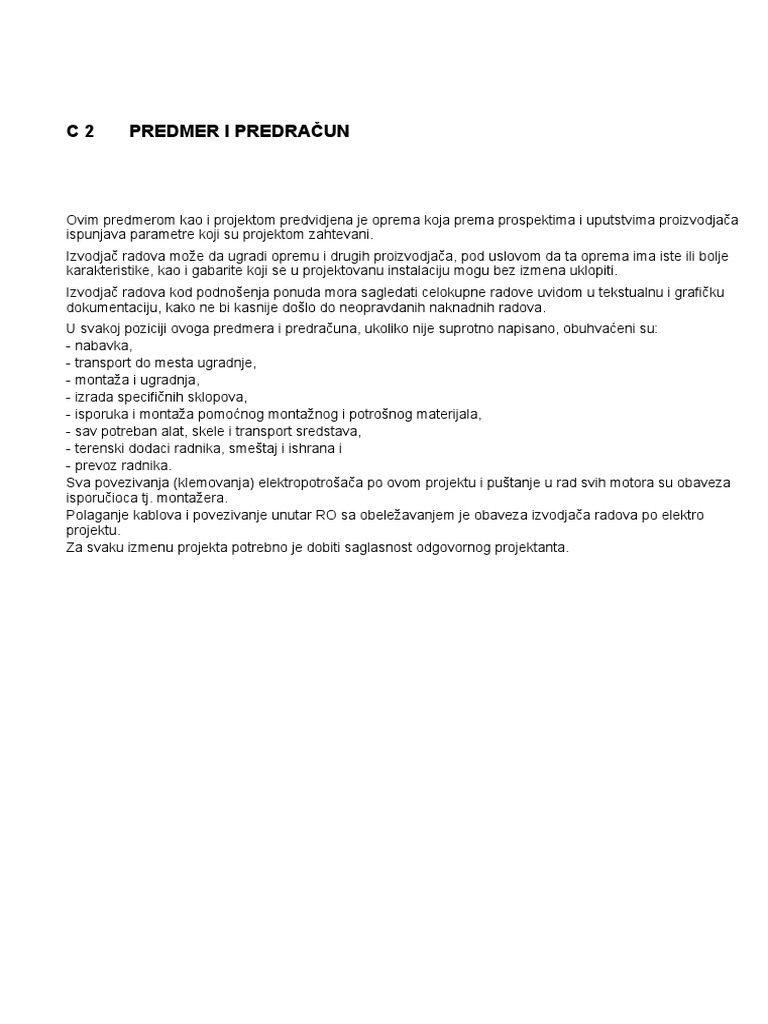 4 ARMONT Predmjer I Predracun Tti - 22 Okt 2021 | PDF