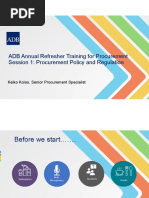 ADB Procurement Policy Guide 2023 | PDF | Procurement | Asian ...