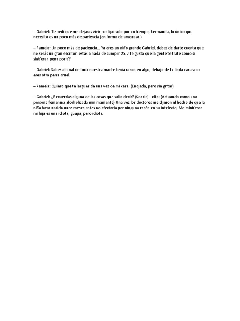 Fragmento de Obra Teatral | PDF