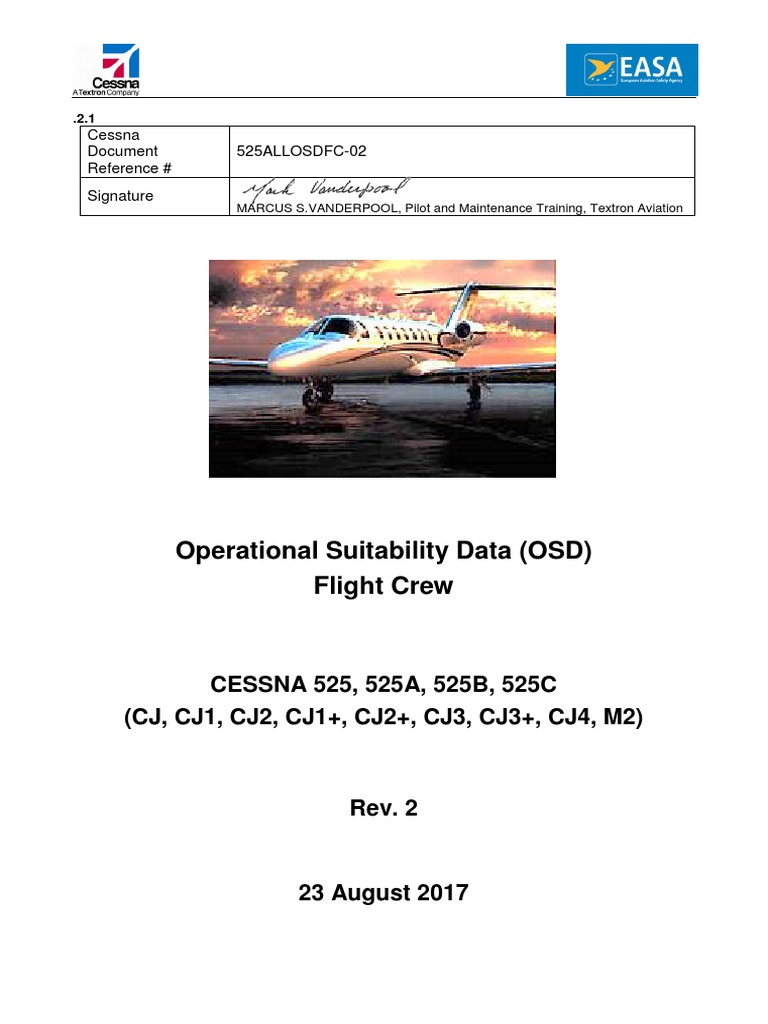 Operational Suitability Data (OSD) Flight Crew | PDF | Flight Control ...