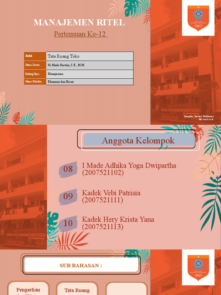 Jenis Tata Ruang Toko dan Penjelasannya | PDF