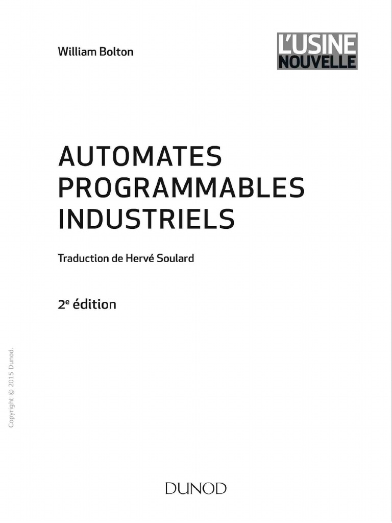 Automates Programmables Industriels 2e Édition | PDF