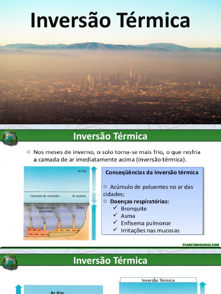 O Que é Inversão Térmica? | PDF