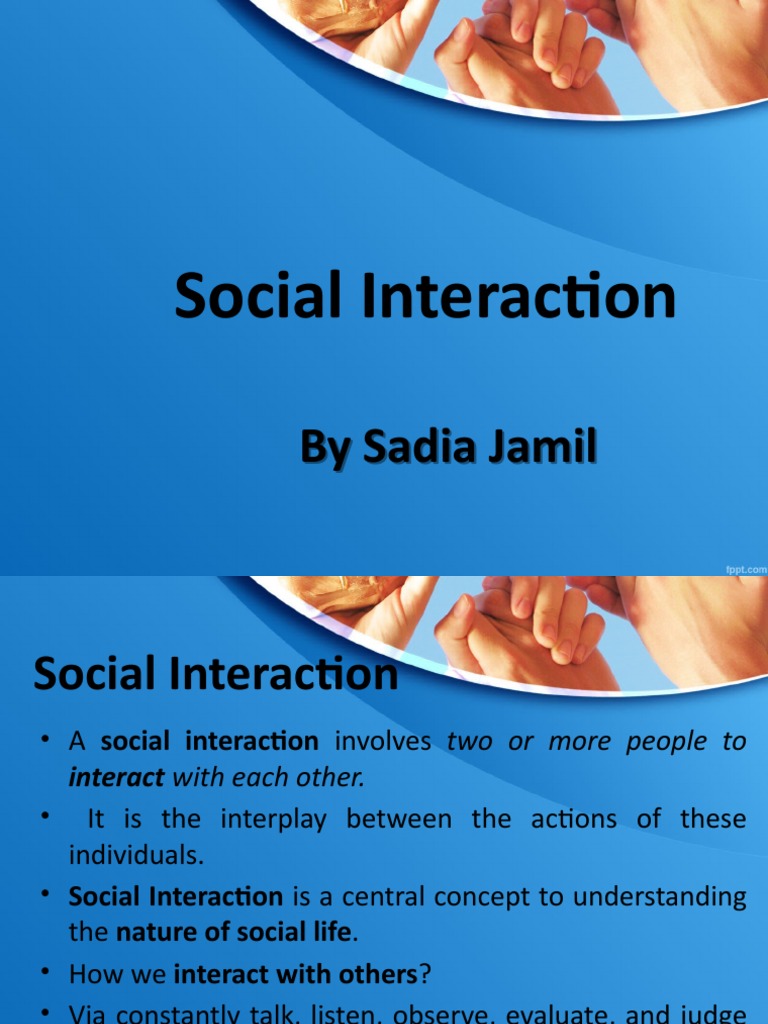 Chapter 3 Social Interaction | PDF | Cognition | Behavioural Sciences