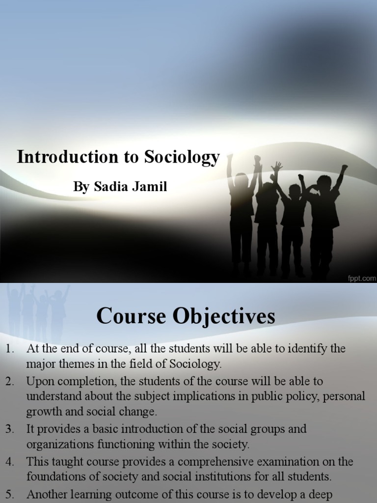 Chapter 1 Intro To Sociology Pdf Sociology Social Sciences
