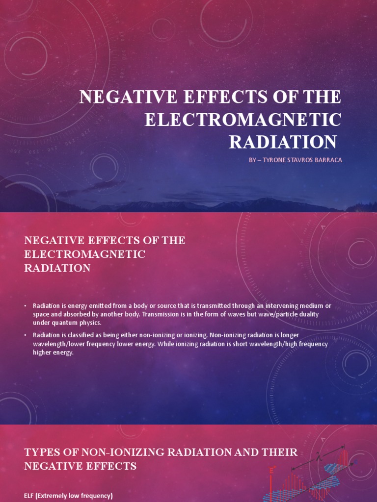 Negative Effects of The Electromagnetic Radiation | PDF ...